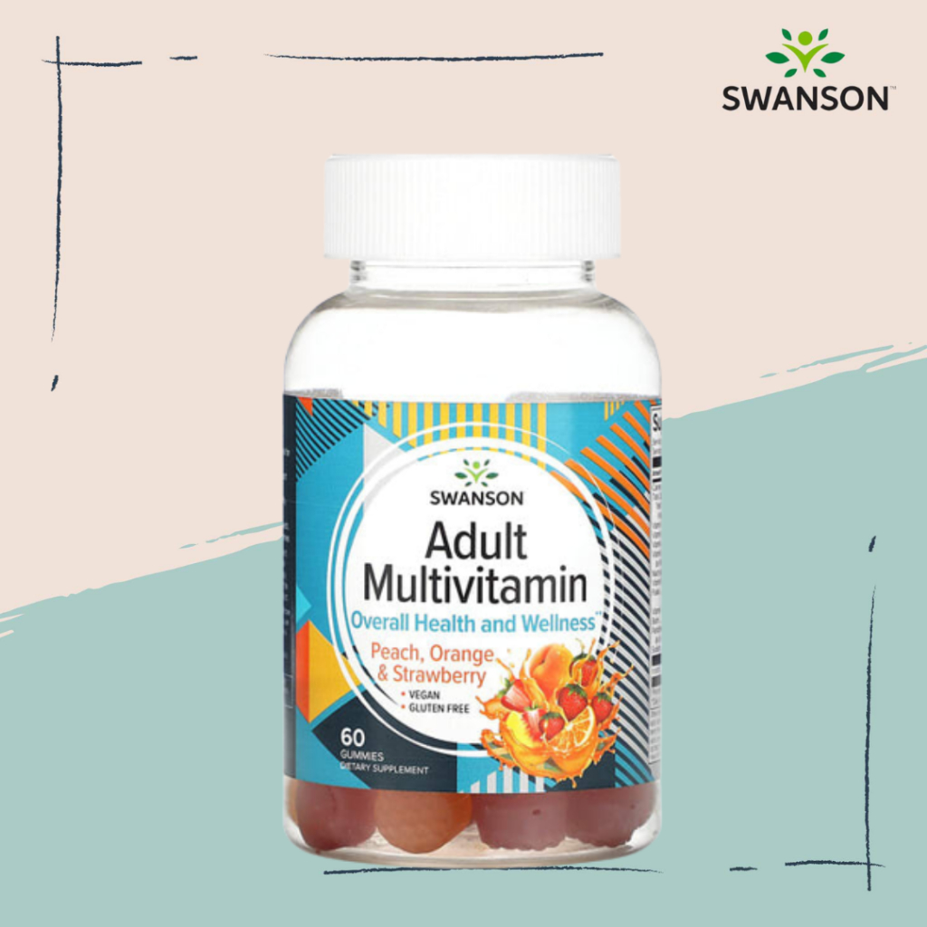 SwansonPh | Swanson, Adult Multivitamin, Peach, Orange & Strawberry, 60 ...