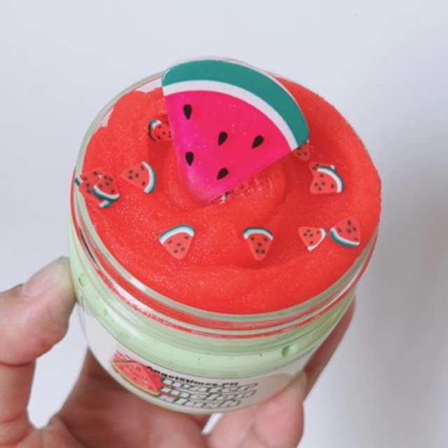 Watermelon Slushie Fruit Scented Icee Slime Toy for Kids and Adults ...
