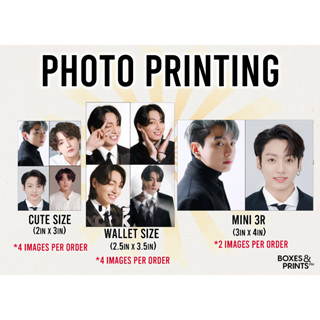 WALLET SIZE 2R , MINI 3R, CUTE SIZE, 4 IN 1 PICTURE PHOTO PRINTING ...