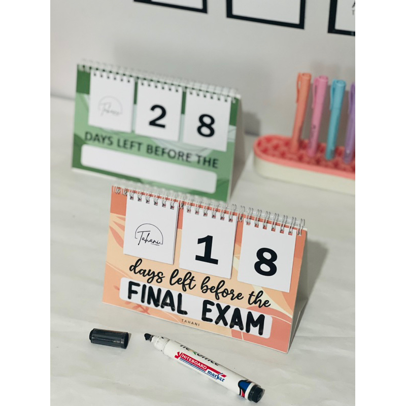 REUSABLE BLANK Countdown Calendar - for all activities_DIY using Marker ...