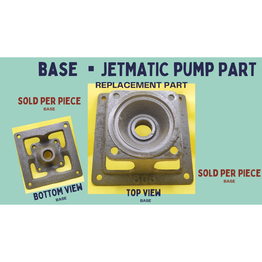 Base ️ Jetmatic Pump Part ️ Replacement Part | Shopee Philippines