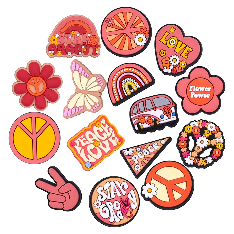 Crocs Pink Flowers girls pins jibbitz for shoes bags Cod# | Shopee ...