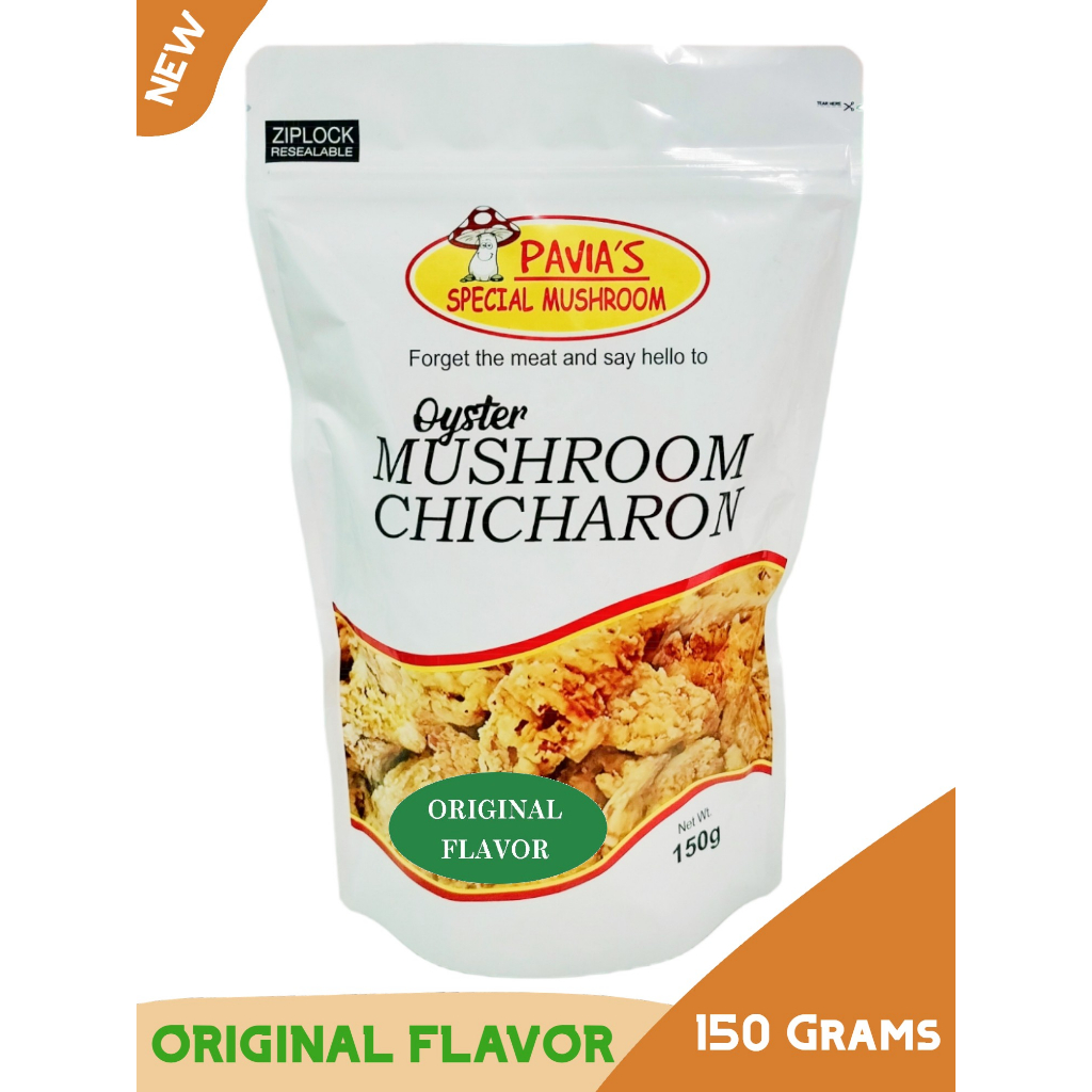 150 GRAMS MUSHROOM CHICHARON ORIGINAL FLAVOR | Shopee Philippines