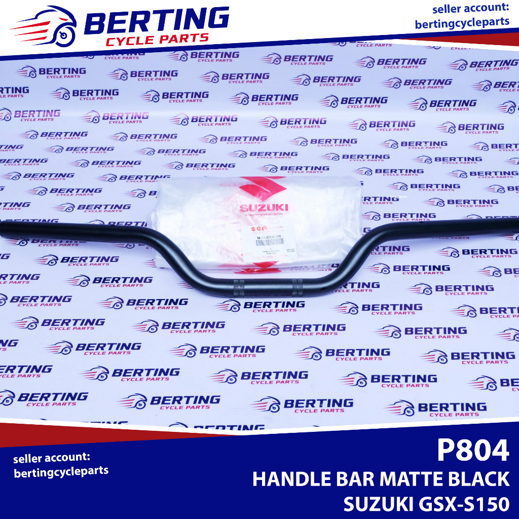 SGP HANDLE BAR Suzuki GSX-S150 Matte Black Genuine 56111-23K20-000 ...