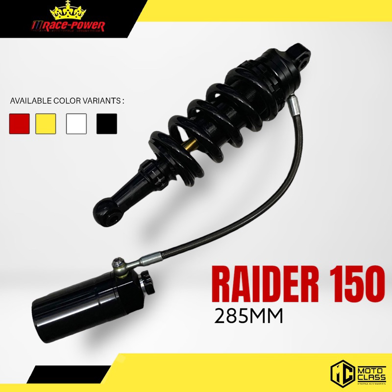RACE POWER SHOCK WITH TANK RAIDER 150 285MM | Shopee Philippines