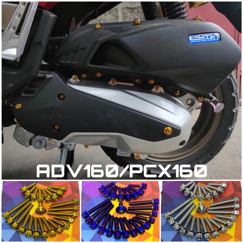 Heng Crankcase and Airbox Bolts for ADV 160 | PCX 160 (SOLD AS SET ...