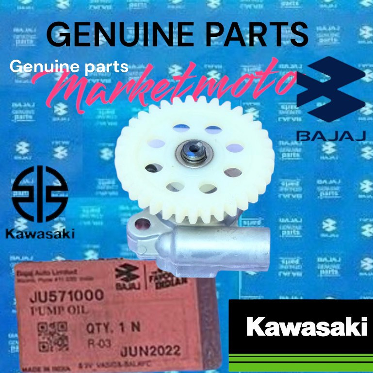 KAWASAKI BAJAJ Rouser 200ns 200rs 200ns fi oil pump gear ASSY jU571000 ...