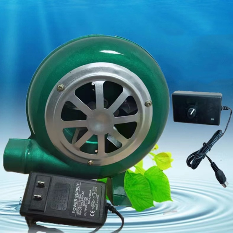 Air Blower Fan Stove With Speed Controller AC 220V DC 6 To 12V For ...