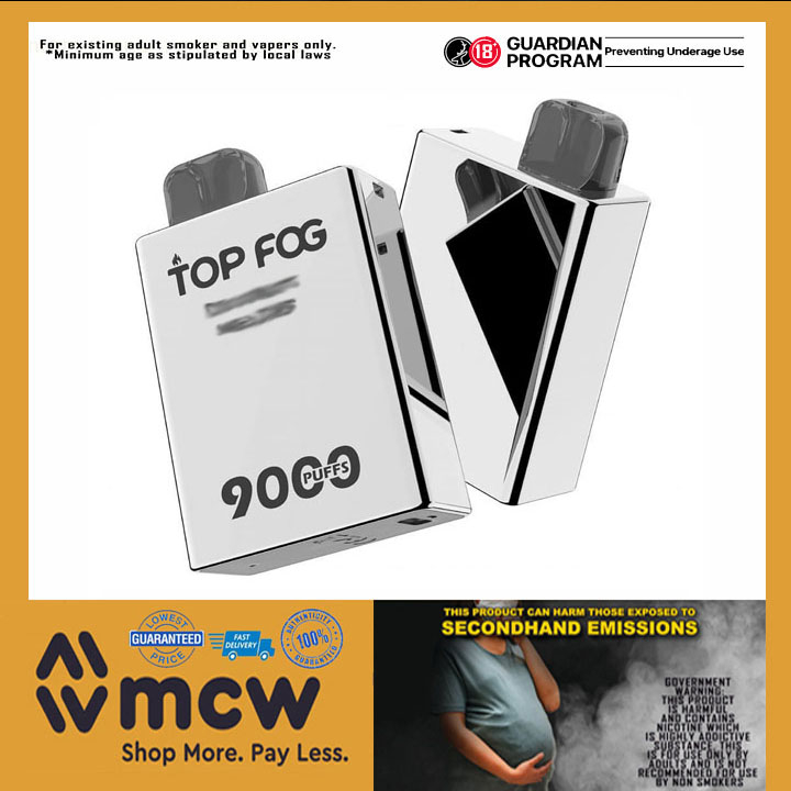 TOP FOG MIRROR TYPE 9000 PUFFS | Shopee Philippines