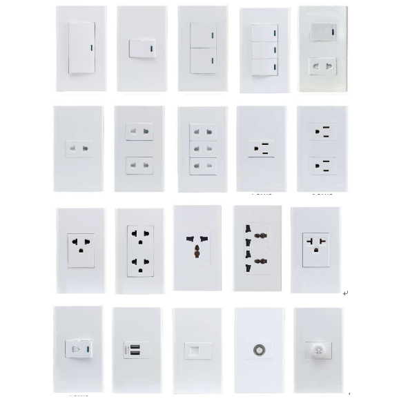 OPPO wide series universal outlet 1gang 2gang 3gang outlet 1way 3way ...