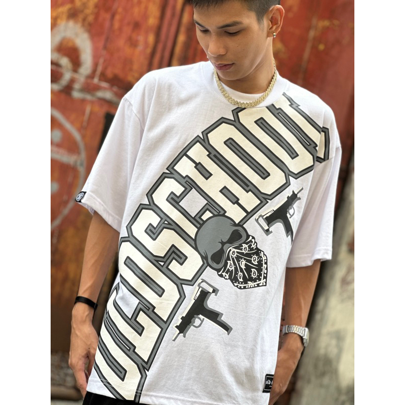 OLDSCHOOL SKULL UZI BIG PRINT | Shopee Philippines