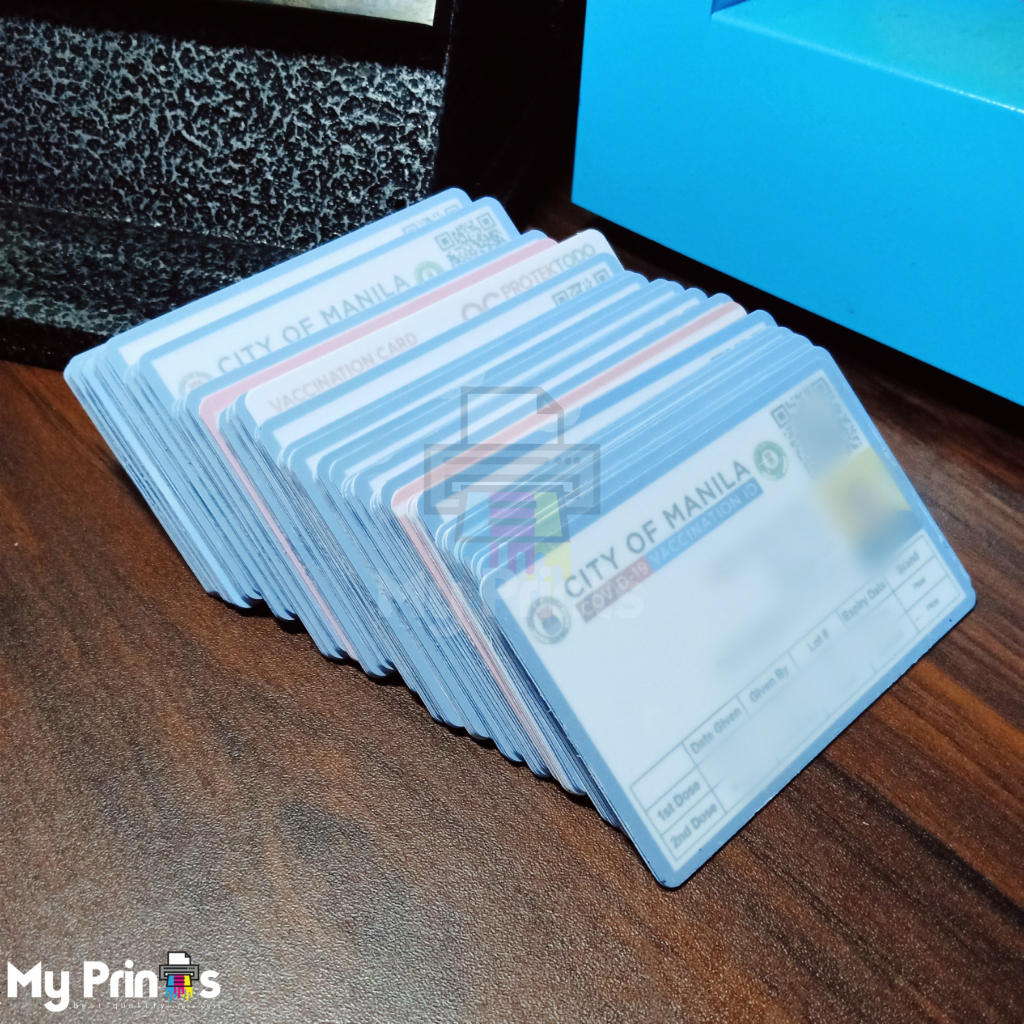 Resizing & Duplicating PVC/PETE ID PRINTING NON-FADING (ATM size, High ...