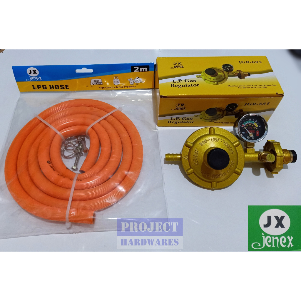 LPG Regulator with Level Gauge and Safety Relief push pin and optional ...