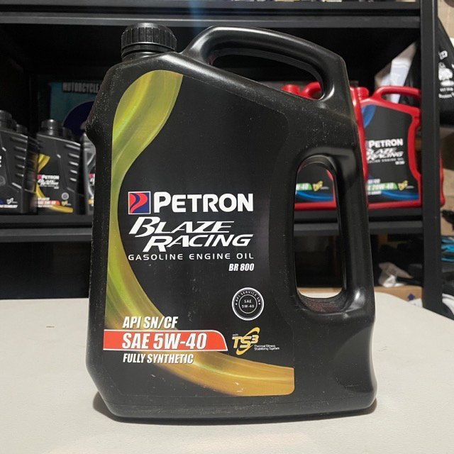 Petron Blaze Racing BR800 Fully Synthetic Gasoline Engine Oil SAE 5W-40 ...