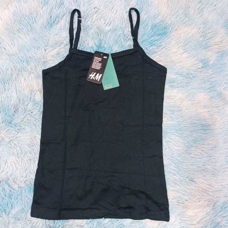 Tank top spaghetti top made in Bangladesh 100% premium cotton | Shopee ...