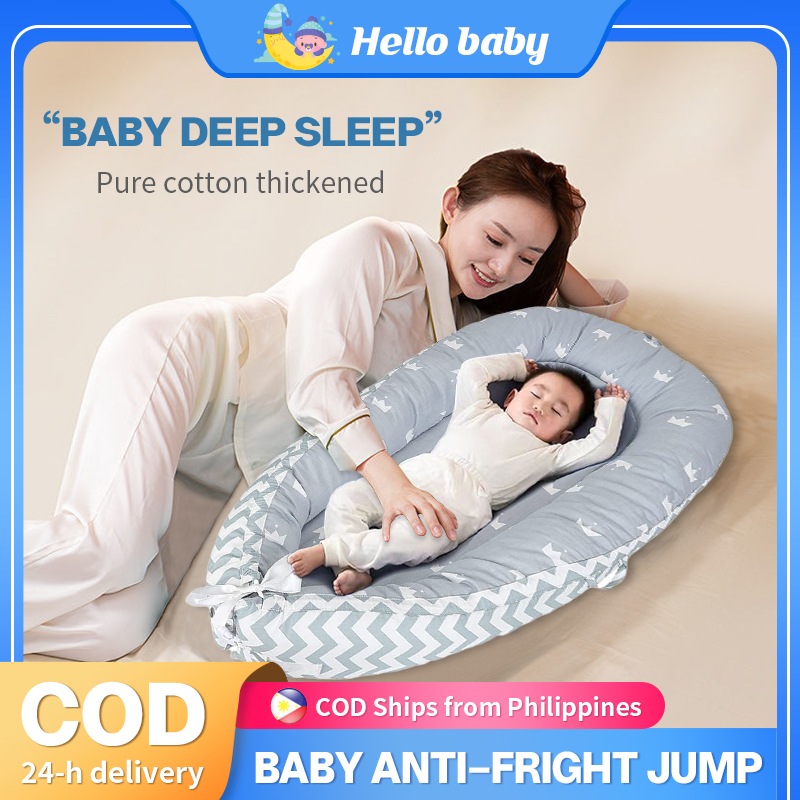 Newborn bionic bed Foldable Pure cotton Baby Portable Crib uterus bed ...