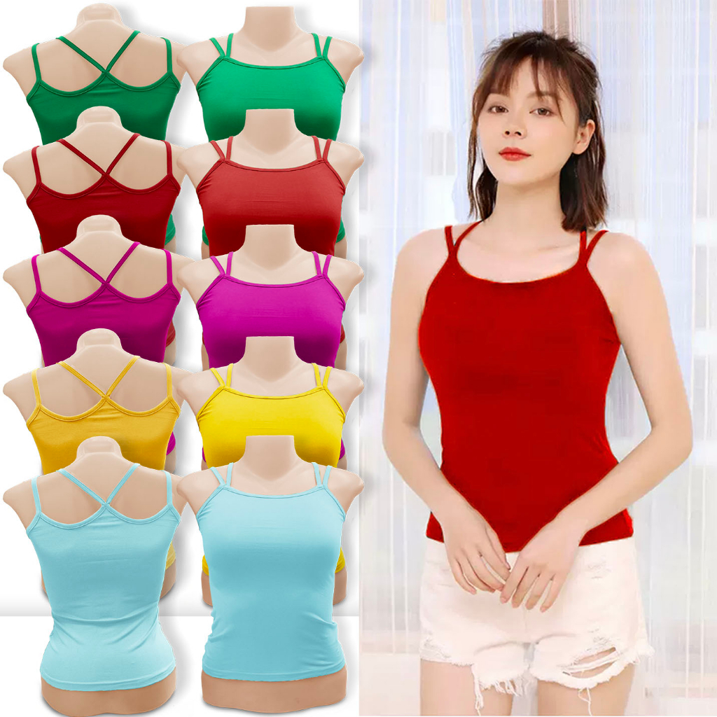 Blue Rae Cotton Spaghetti Sando for Teens ( jiasirong ) | Shopee ...