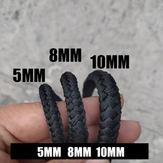 Black nylon rope Diameter 5MM, 8MM, 10MM Strong Windproof Clothesline ...