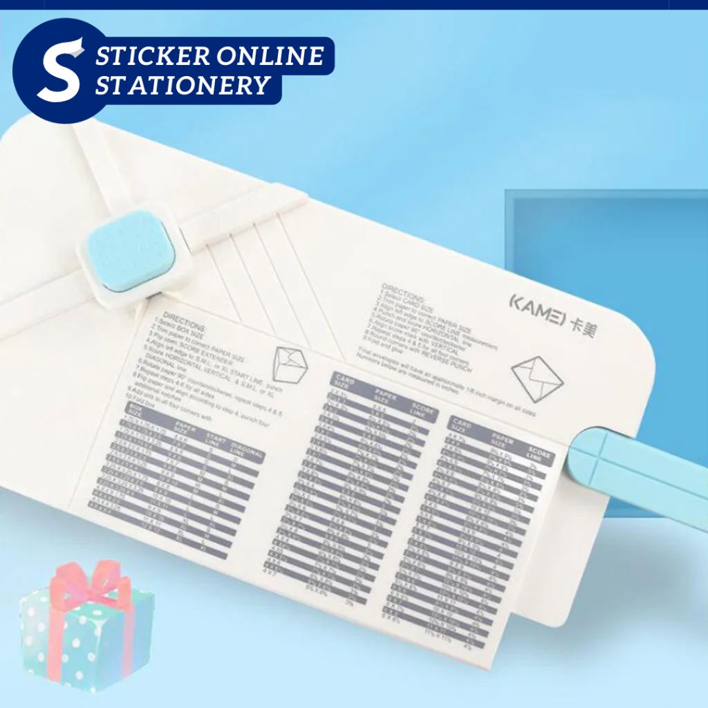 KAMEI Envelope Punch Board Maker Paper Embosser Creasing Scoring Board ...