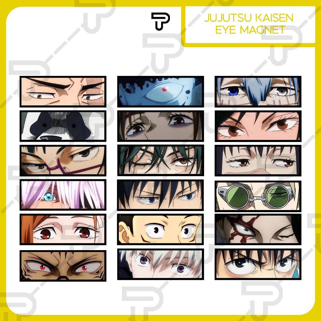 Jujutsu Kaisen | Eye Slap | Ref Magnet | Printara | Shopee Philippines