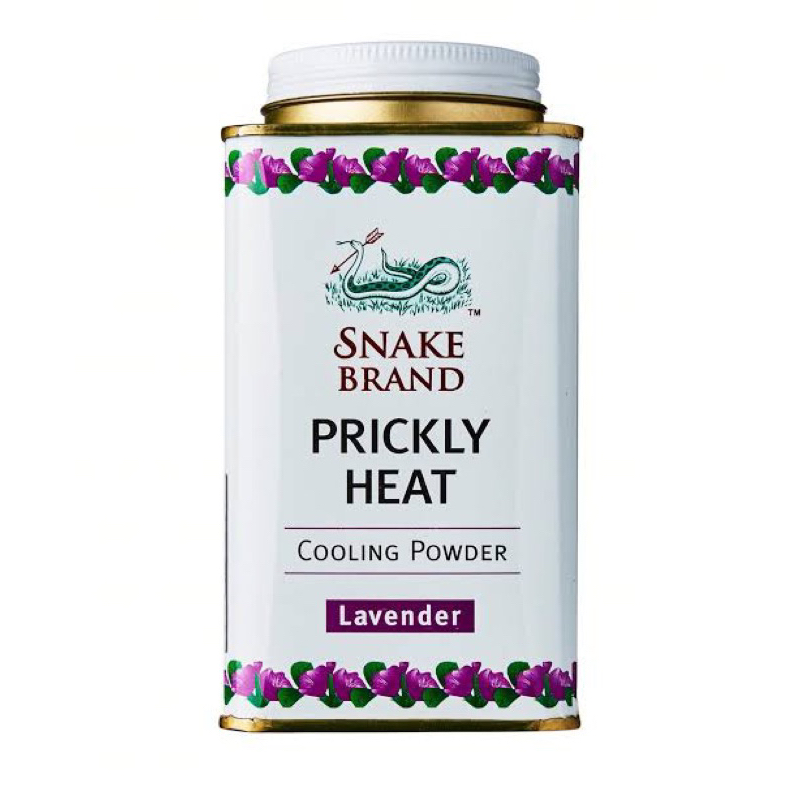 SNAKE BRAND PRICKLY HEAT COOLING POWDER LAVENDER 140g | Shopee Philippines
