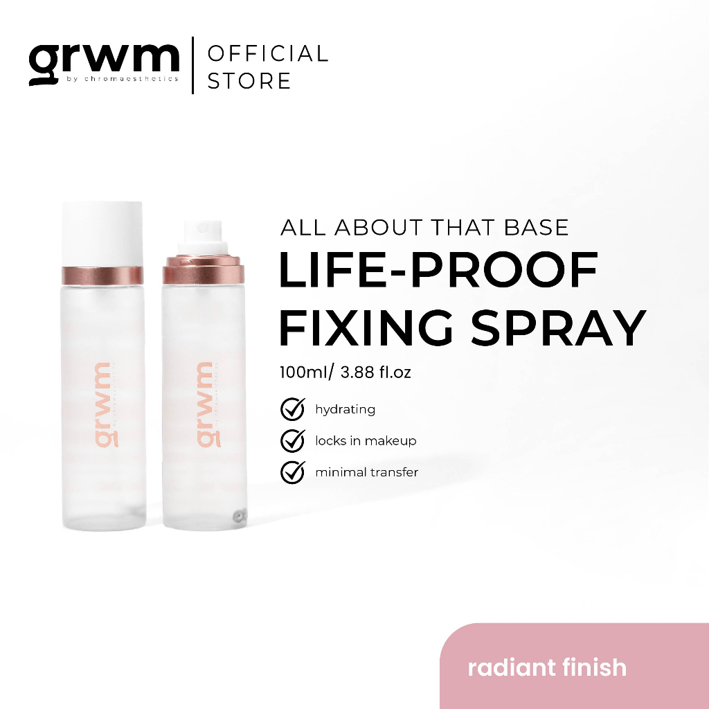 GRWM Cosmetics Life - Proof Fixing Spray - Radiant Finish | Shopee ...