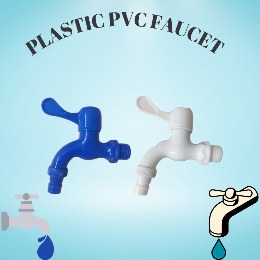 Plastic PVC faucet with multi-connector | Shopee Philippines