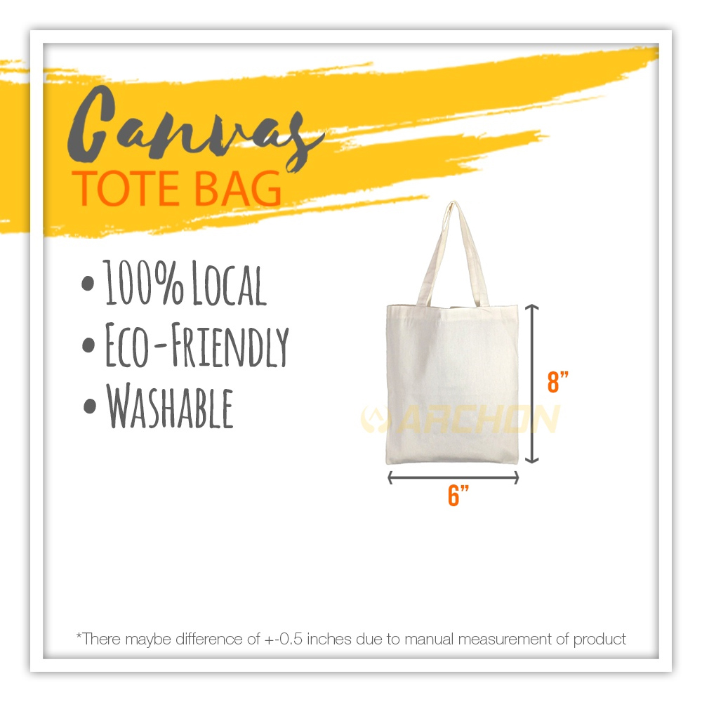 Plain Canvas Tote Bag (Katsa Bag / Eco Bag) with or without Zipper ...