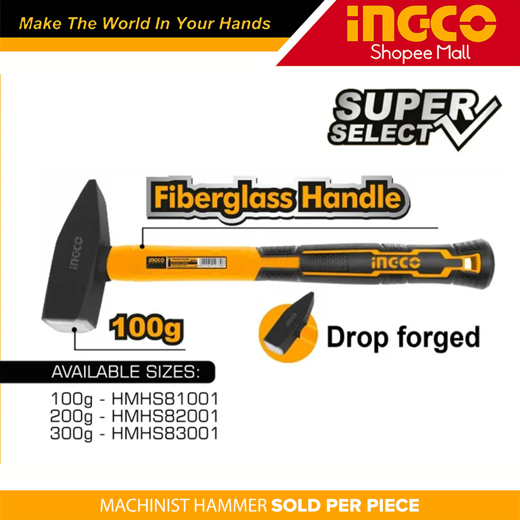 Ingco Metalworking Machinist Hammer Tools For Shaping Metals Metalwork ...