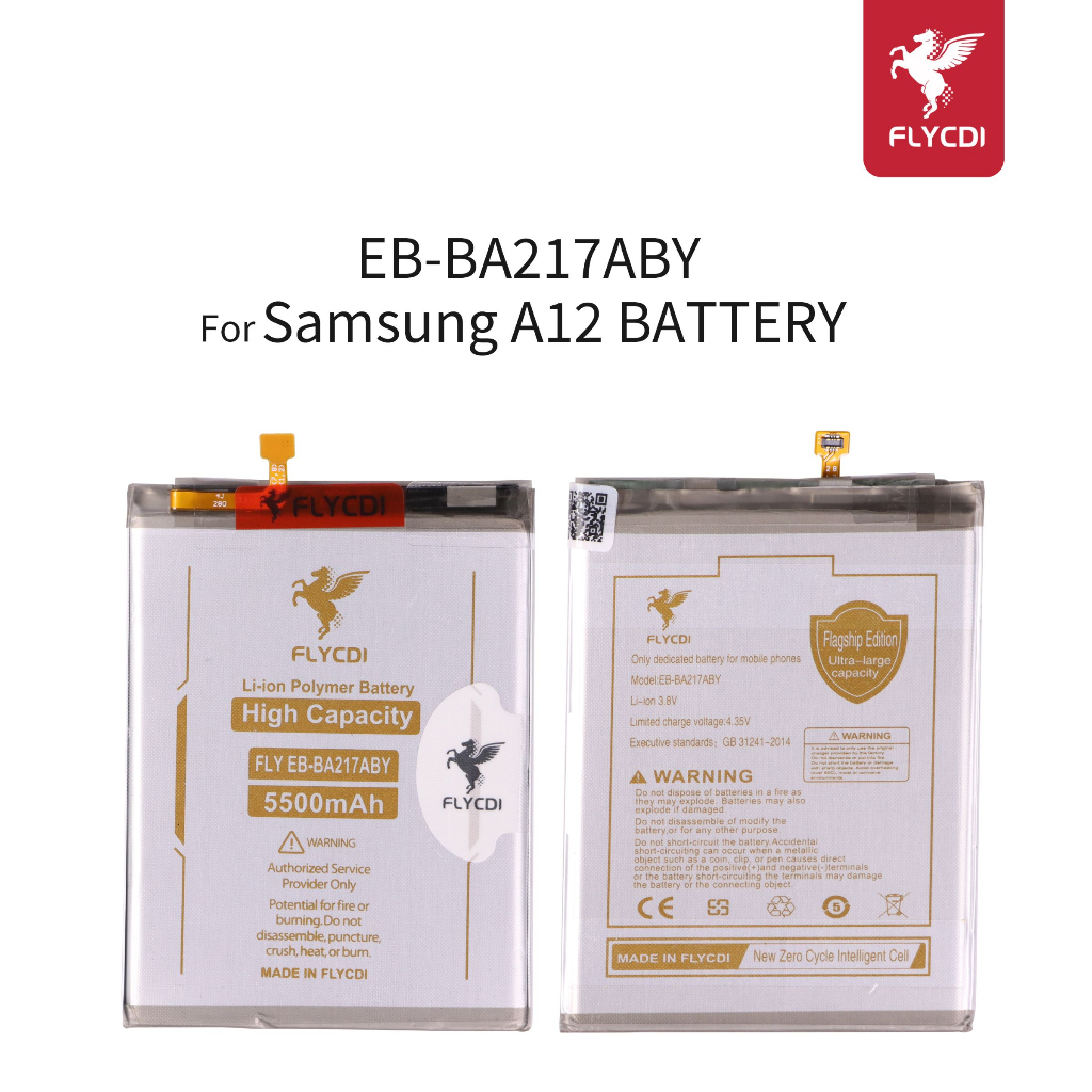 Original FLYCDL EB-BA217ABY Samsung A12 Battery 100% tested | Shopee ...
