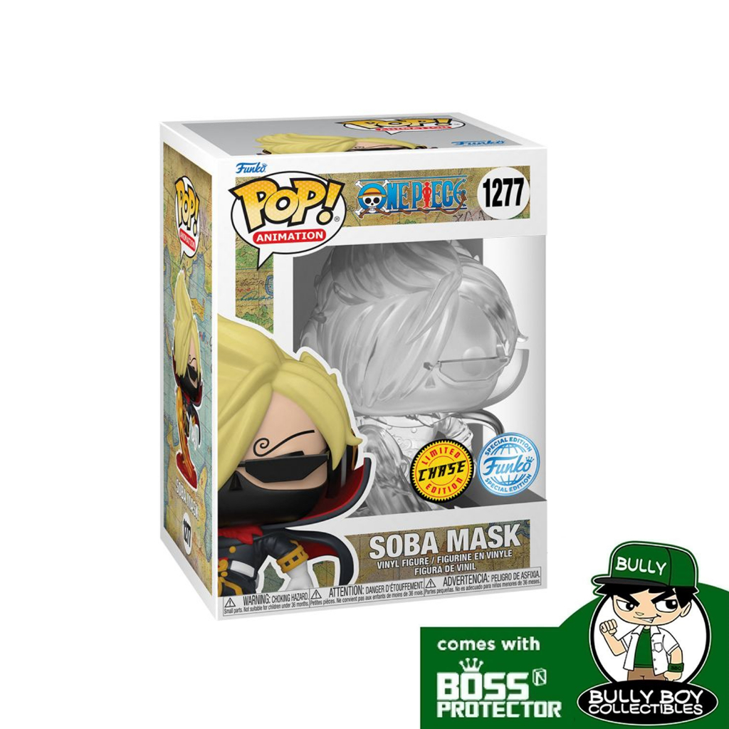 Funko POP! Animation: One Piece - Soba Mask CHASE (FSE) 1277 With Boss ...