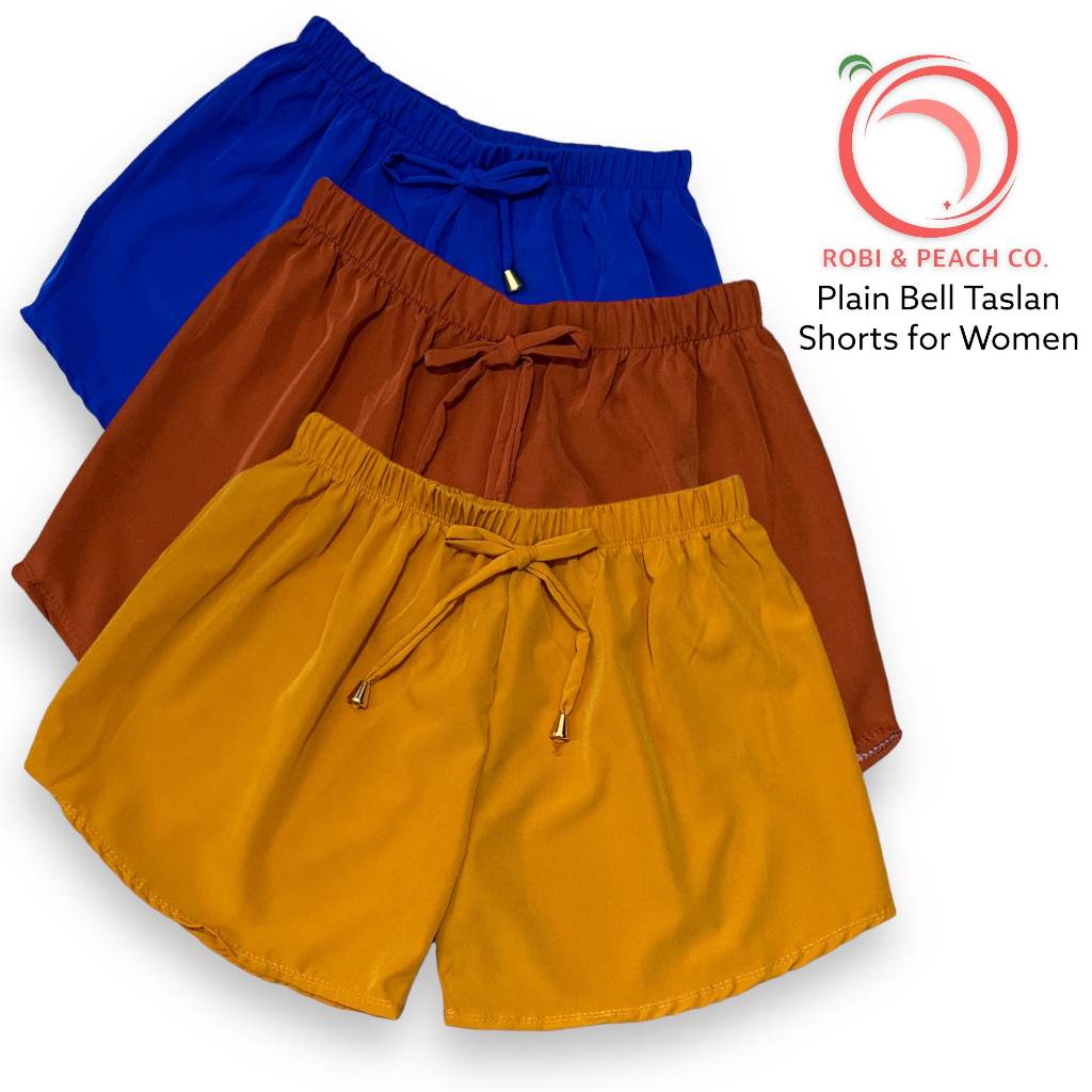 Charleen Bell Plain Taslan Shorts for Women (Suggested Fit: 26 to 34 in ...