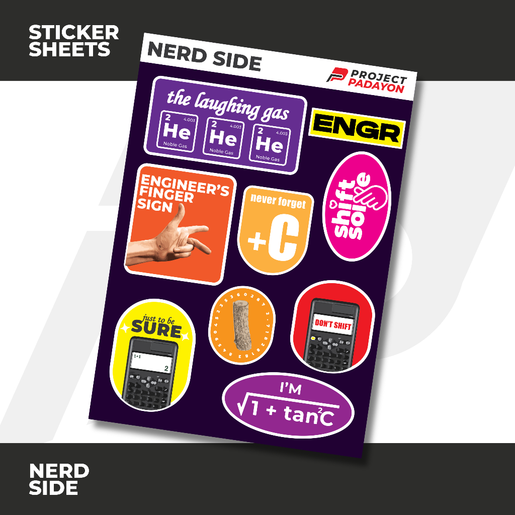"Nerd Side" Theme stickers | Shopee Philippines