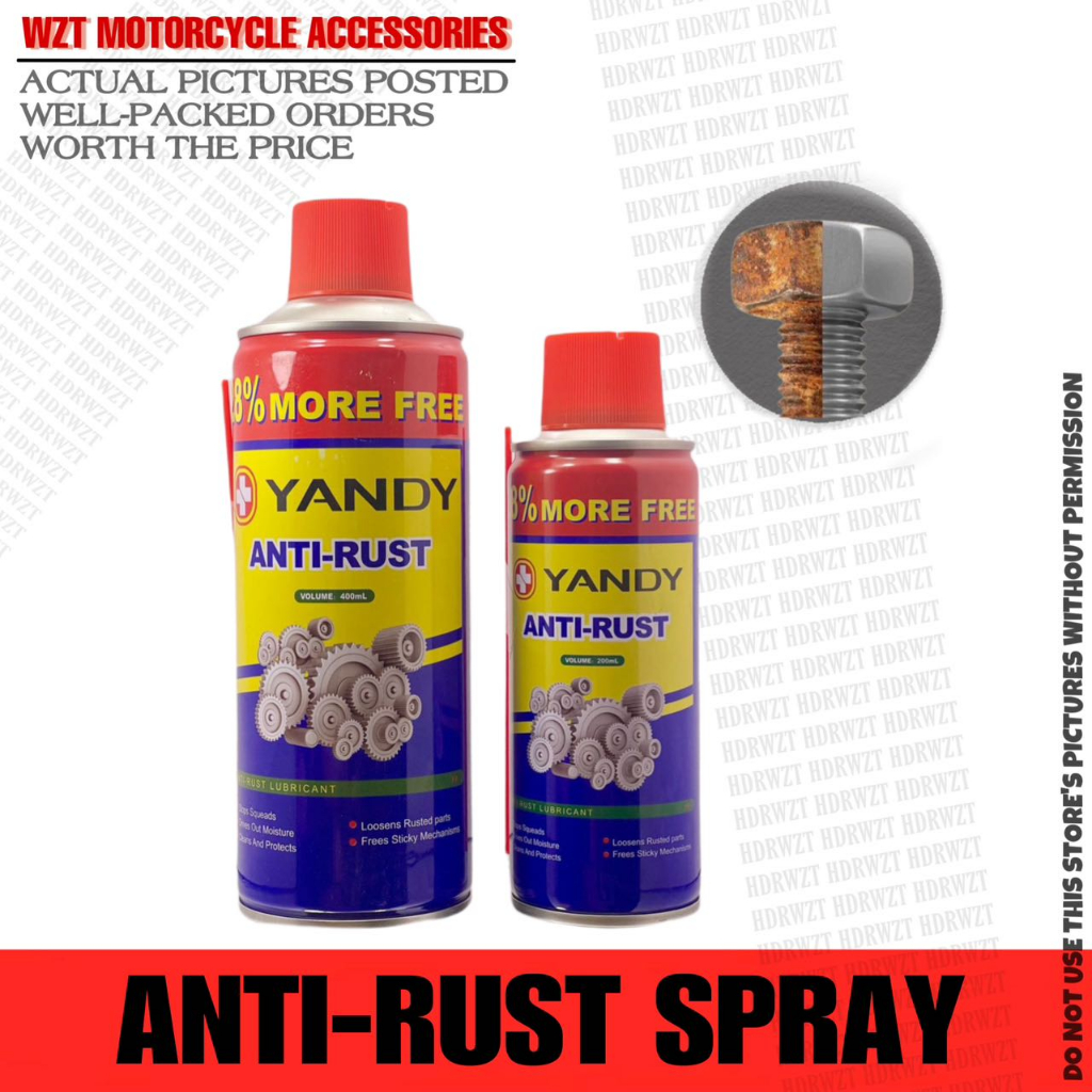 YANDY ANTI-RUST LUBRICANT MULTI PURPOSE RUST REMOVER (200ML- 400ML ...