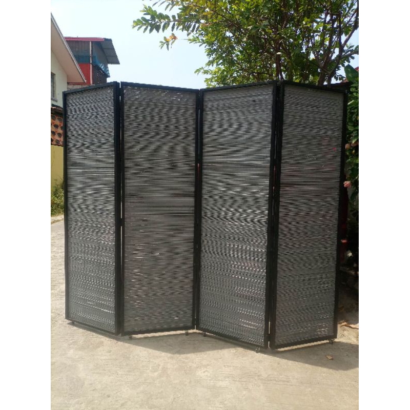 DIVIDER MOVEABLE with WHEELS/ROOM SHADES/PARTITION BIG/4PANELS 6FT H ...