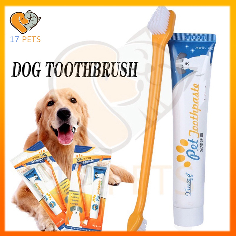 Pet Toothbrush Dog Toothbrush set toothpaste set mouth cleaning care ...