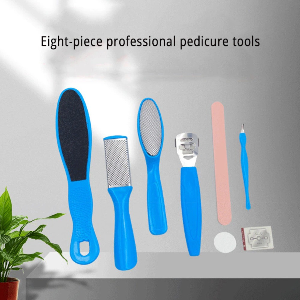 Pedicure Tools Foot Care File for Feet Heels Toe Cuticle Kit ...