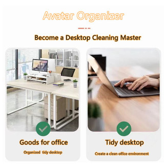Wooden Monitor Stand 1Layer/2Layer Computer Monitor Riser Wood Laptop ...