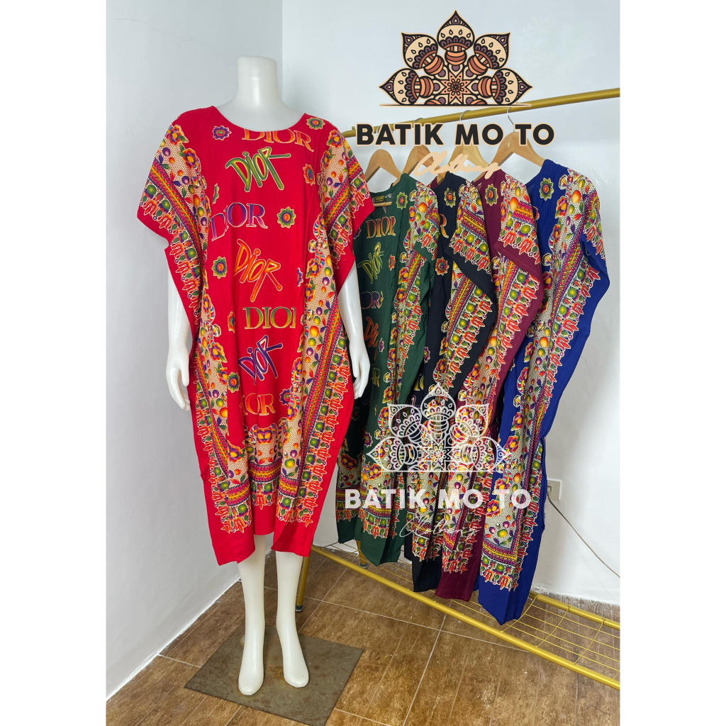 BATIKMOTO Brndd Kaftan Batik Daster Dress Indonesia Thailand Imported ...