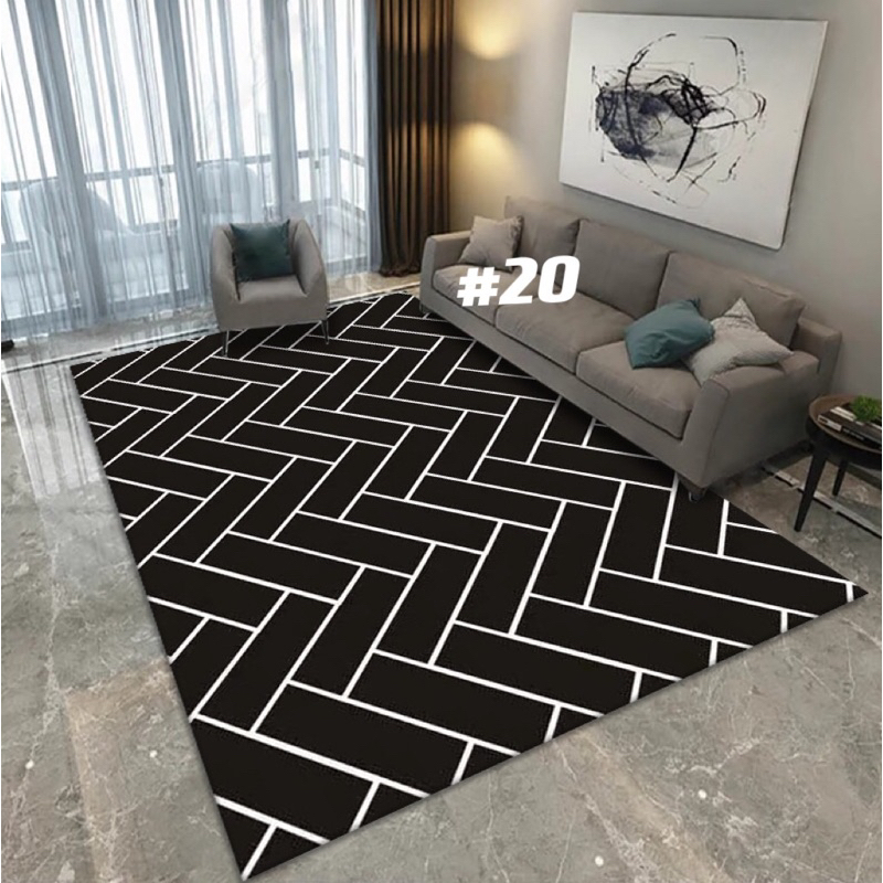 SUPER BIG SIZE !!!! 200x300CM Moderm Geometric 3D Carpet Non-slip Home ...