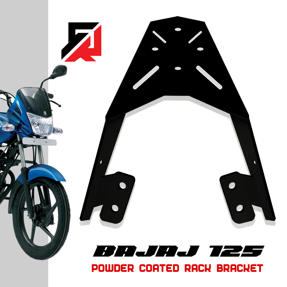 Kawasaki Bajaj 125 Top box bracket / Power Rack / Monorack /Powder ...