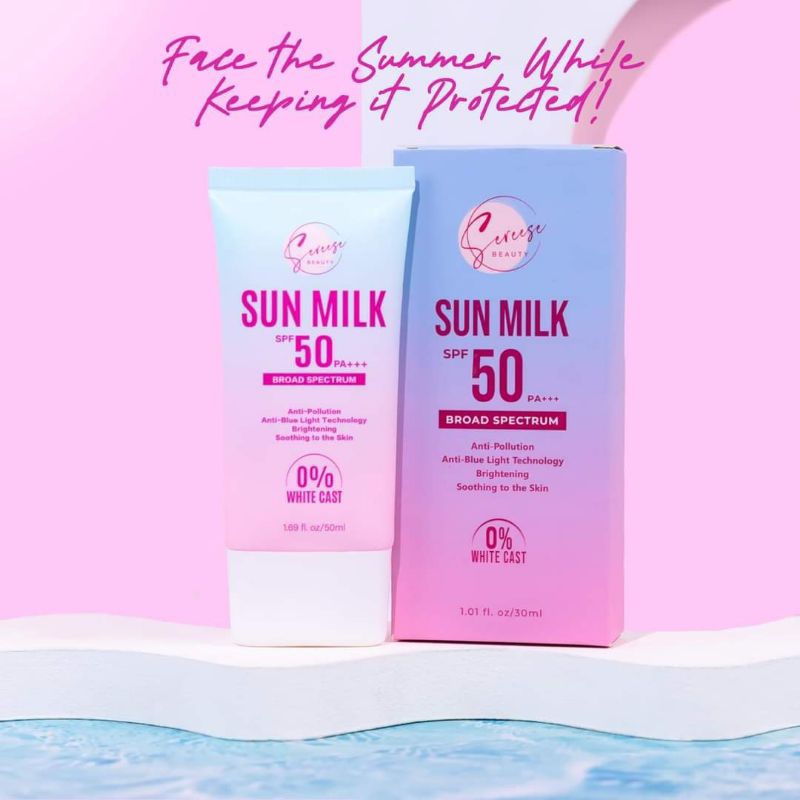 Sereese Beauty Sun Milk Sunscreen SPF50 Broad Spectrum 50ml | Shopee Philippines