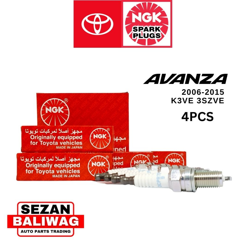 ORIGINAL NGK V-POWER TOYOTA AVANZA 2006-2015 SPARK PLUG SET OF 4 ...