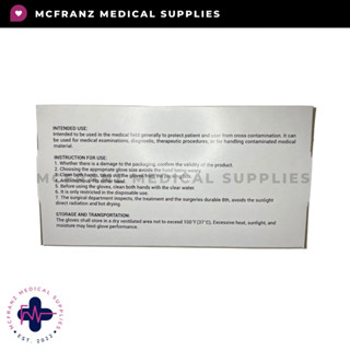 Sureguard Nitrile Gloves (Sold per Box/50 pairs) | Shopee Philippines