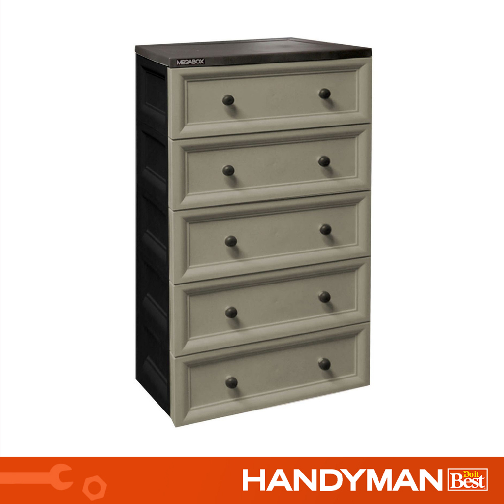 Megabox Drawer 5Layer, Gray (MG-190-5L) | Shopee Philippines