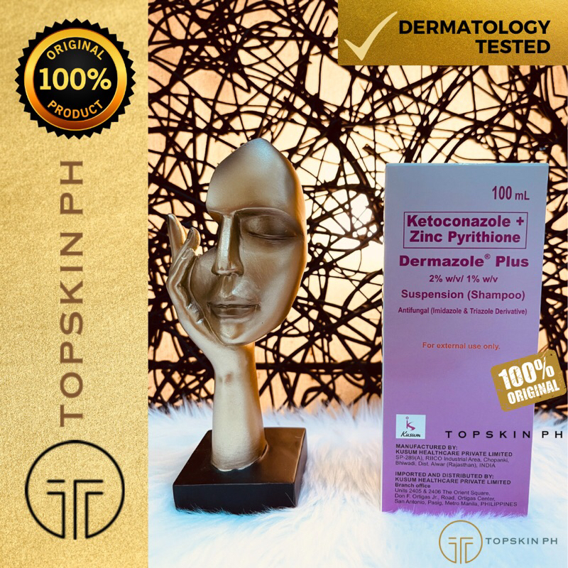 DERMAZOLE PLUS 100 ML Anti-dandruff Shampoo 100% Original Ketoconazole ...