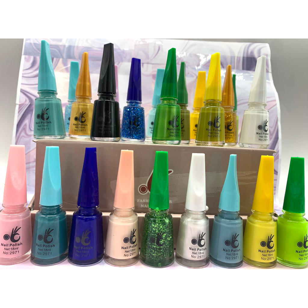 NEW!! Nail Polish Random Cutics Colors | Shopee Philippines