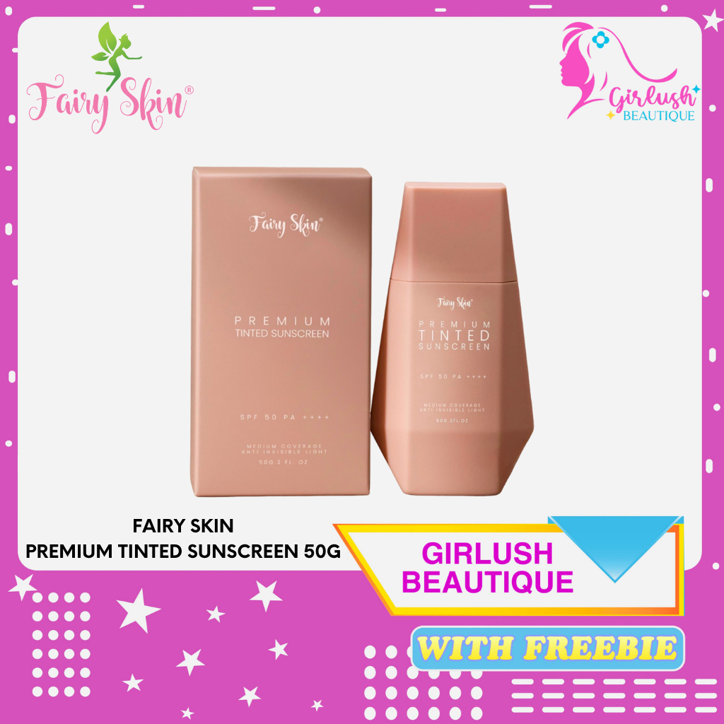 Fairy Skin Premium Tinted Sunscreen SPF50 50g | Shopee Philippines