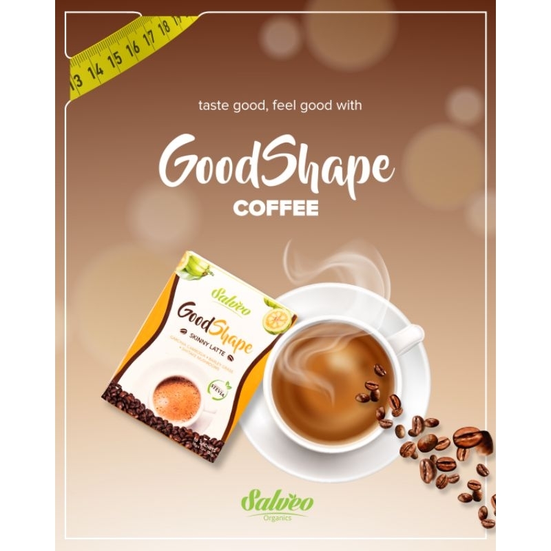 Good Shape Skinny Latte Coffee 10 Sachets by Salveo | Shopee Philippines