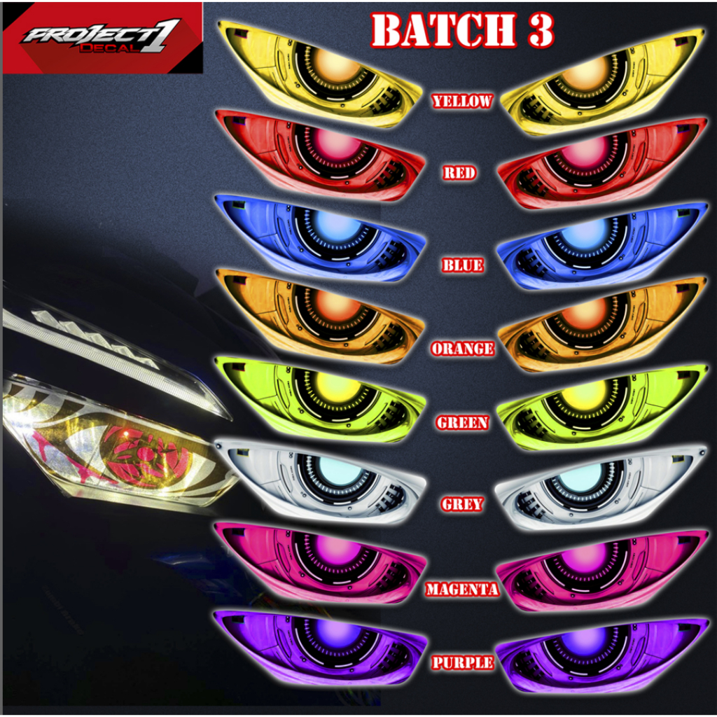 Honda Click 125i/150i game changer v2 winker transparent sticker ...
